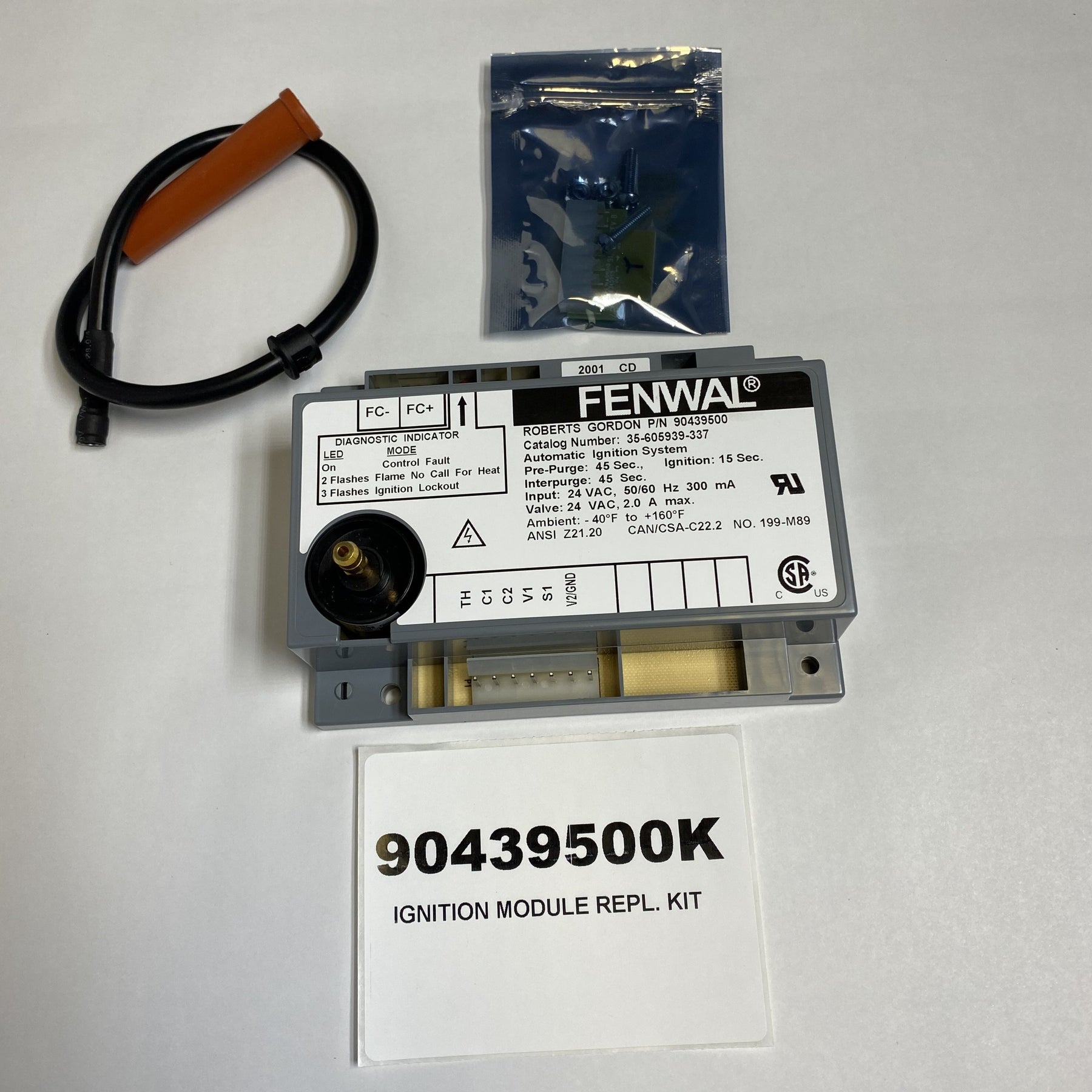 Direct Spark Ignition Module (DSI) - Roberts Gordon – Radiant Energy ...