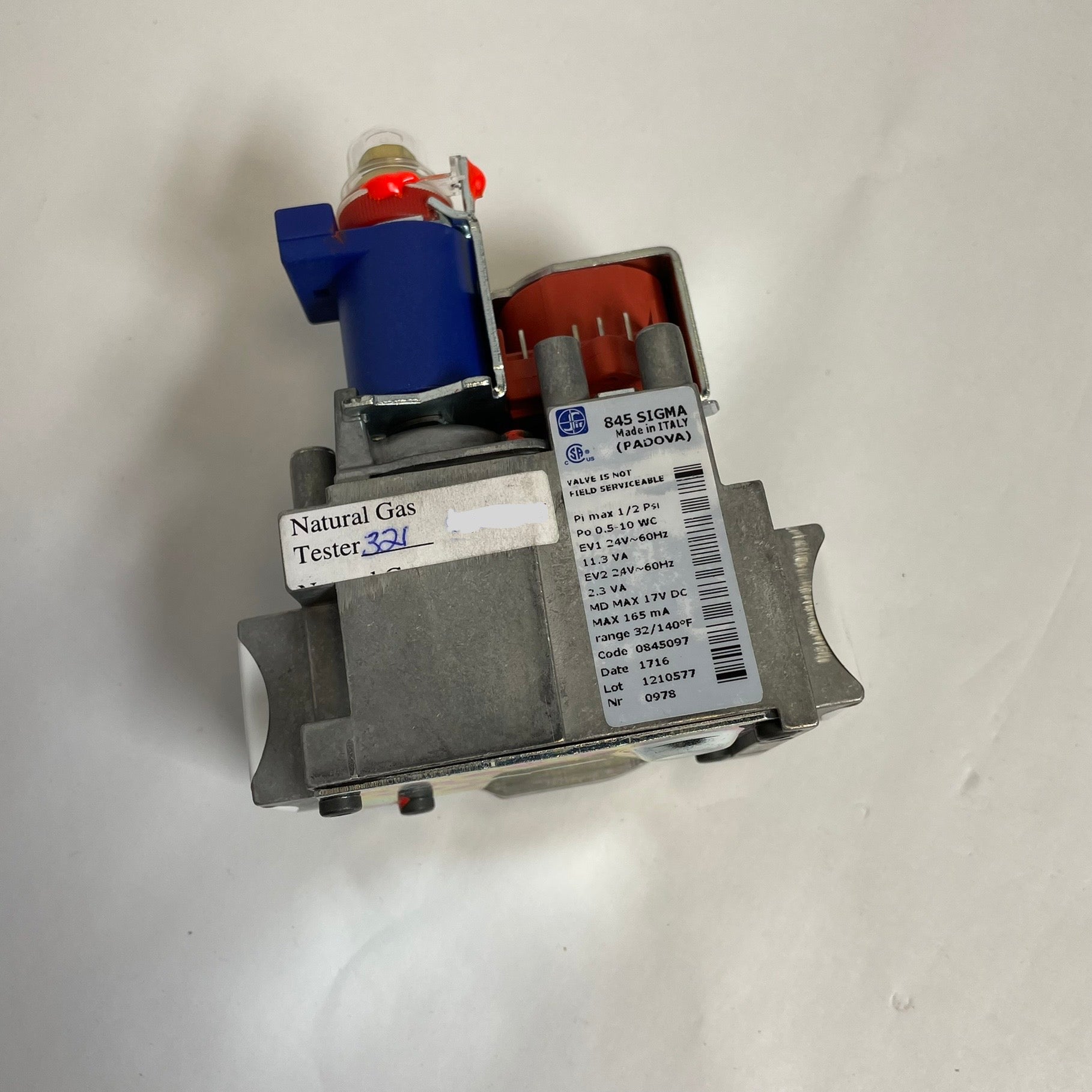 Gas Valve (NG) - Roberts Gordon Vantage – Radiant Energy Systems, Inc.